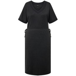 Ulla Popken Kleid Damen Gr&ouml;&szlig;e 62/64 schwarz Winterkleid