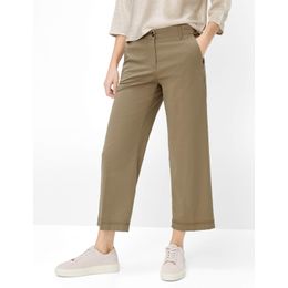 Brax Damen Culotte Style MAINE S FADED KHAKI Gr&uuml;n Khaki, gr&uuml;n - khaki, Gr. 40