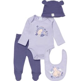 Disney Set 'Winnie Pooh' Gr&ouml;&szlig;e 62 beige / indigo / helllila / wei&szlig;