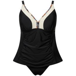 Ulla Popken Tankini Damen Gr&ouml;&szlig;e 7XL mischfarben / schwarz
