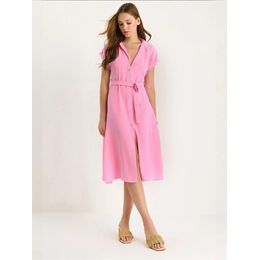 Bianco Lucci Kleid Damen Gr&ouml;&szlig;e 40 rosa Winterkleid