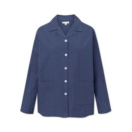 Studio Feder Bluse Damen Gr&ouml;&szlig;e M navy / wei&szlig;