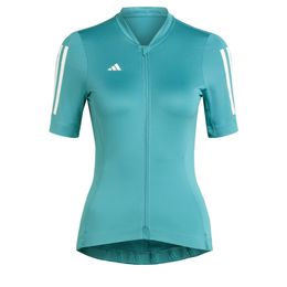 adidas Performance Trikot 'Tempo' Damen Gr&ouml;&szlig;e XS/S t&uuml;rkis / wei&szlig;
