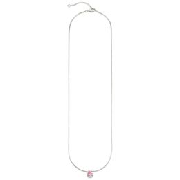 Bruno Banani Kette Damen Gr&ouml;&szlig;e One Size orchidee / silber