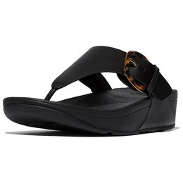 fitflop Zehentrenner Damen Gr&ouml;&szlig;e 40 schwarz