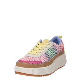 PS Poelman Sneaker Damen Gr&ouml;&szlig;e 36 hellblau / gelb / gr&uuml;n / pink