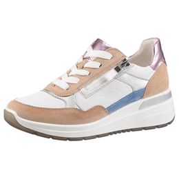 Ara Sneaker 'Garda' Damen Gr&ouml;&szlig;e 42 camel / eosin / silber / wei&szlig;