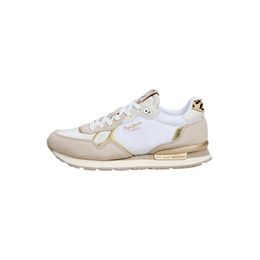 Pepe Jeans Sneaker 'BRIT GLEN' Damen Gr&ouml;&szlig;e 37 beige / gold / offwhite
