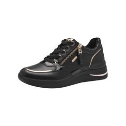 Tamaris Sneaker Damen Gr&ouml;&szlig;e 40 gold / schwarz