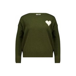 Deeluxe Pullover 'ADONIS' M&auml;dchen Gr&ouml;&szlig;e 152 khaki / wei&szlig;