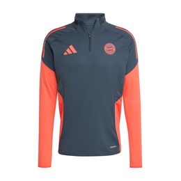adidas Performance Funktionsshirt 'Teamline Coach' Herren Gr&ouml;&szlig;e S basaltgrau / orange