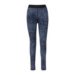 comma, Comma Casual Identity Leggings Damen Gr&ouml;&szlig;e 4XL blau / schwarz