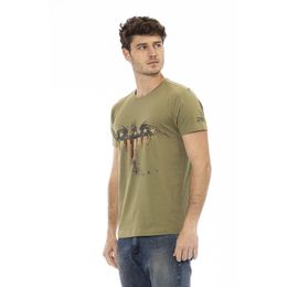 Trussardi T-Shirt Herren Gr&ouml;&szlig;e XXXL navy / pastellgelb / gr&uuml;n / bordeaux