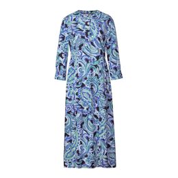 Street One Kleid Damen Gr&ouml;&szlig;e 42 navy / aqua / pastellblau / wei&szlig; Winterkleid