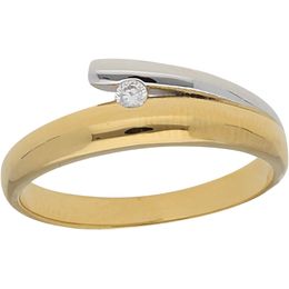 Firetti Ring Damen Gr&ouml;&szlig;e 54 gold / silber
