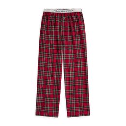 Polo Ralph Lauren Pyjamahose ' Cozy Flannel ' Damen Gr&ouml;&szlig;e M gelb / rot / schwarz Winterkleid