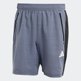 adidas Performance Sportshorts 'Essentials' Herren Gr&ouml;&szlig;e L graumeliert / schwarz / wei&szlig;