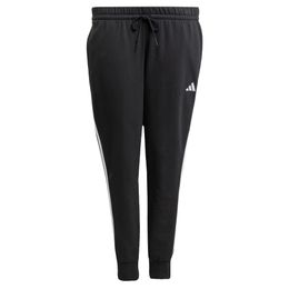 adidas Sportswear Sporthose 'Essentials' Damen Gr&ouml;&szlig;e 4XL schwarz / wei&szlig;