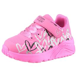 Skechers Sneaker M&auml;dchen Gr&ouml;&szlig;e 23 pink / schwarz / wei&szlig;
