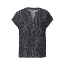 Street One Bluse Damen Gr&ouml;&szlig;e XXXL navy / braun
