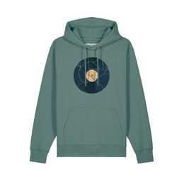 Watapparel Sweatshirt ' Broken Vinyl ' Herren Gr&ouml;&szlig;e XXXL blau / gelb / gr&uuml;n
