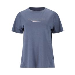 Endurance Funktionsshirt 'WANGE' Damen Gr&ouml;&szlig;e M blau / silbergrau