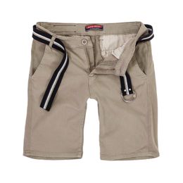 Rock Creek Shorts Herren Gr&ouml;&szlig;e 34 dunkelbeige / schwarz / wei&szlig;