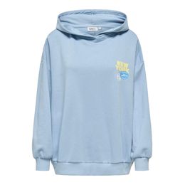 Only Hoodie Damen Gr&ouml;&szlig;e XL blau / gelb