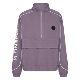 Plein Sport Sportjacke 'Scratch' Damen Gr&ouml;&szlig;e XXL purpur / wei&szlig;