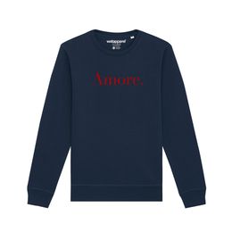 Watapparel Sweatshirt 'Amore' Herren Gr&ouml;&szlig;e 5XL navy / rot