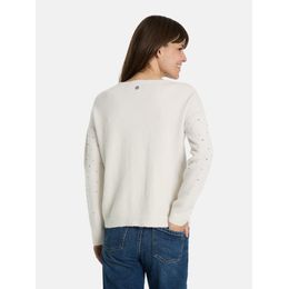LIEBLINGSST&Uuml;CK Lieblingsst&uuml;ck Pullover 'Jamima' Damen Gr&ouml;&szlig;e 4XL creme / wei&szlig;