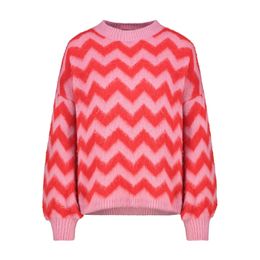 Sublevel Pullover Damen Gr&ouml;&szlig;e L/XL rosa / rot