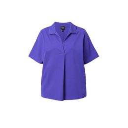 Ulla Popken Bluse Damen Gr&ouml;&szlig;e XXXL/4XL violettblau