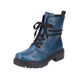 Rieker Stiefelette Damen Gr&ouml;&szlig;e 40 blau Winterschuhe