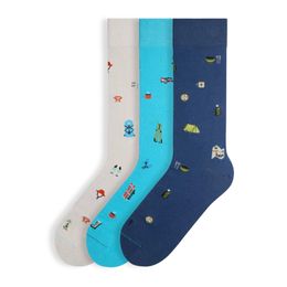 von Jungfeld Socken 'Signature Icons SET' Damen Gr&ouml;&szlig;e 43/46 bunt