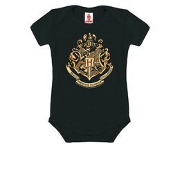 logoshirt Baby-Body 'Harry Potter - Hogwarts-Print' Jungen Gr&ouml;&szlig;e 74 schwarz