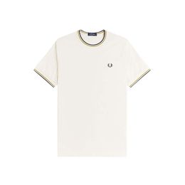 Fred Perry T-Shirt Herren Gr&ouml;&szlig;e S beige
