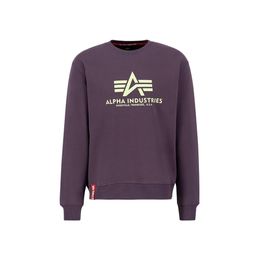 Alpha Industries Sweatshirt 'Basic' Herren Gr&ouml;&szlig;e L pflaume