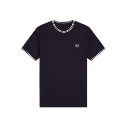 Fred Perry T-Shirt Herren Gr&ouml;&szlig;e XL blau