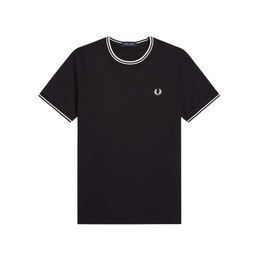 Fred Perry T-Shirt Herren Gr&ouml;&szlig;e S schwarz