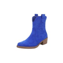 Ital-Design Cowboystiefel Damen Gr&ouml;&szlig;e 38 neonblau Winterschuhe