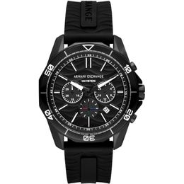 Armani Exchange Analoguhr Herren Gr&ouml;&szlig;e One Size schwarz / wei&szlig;