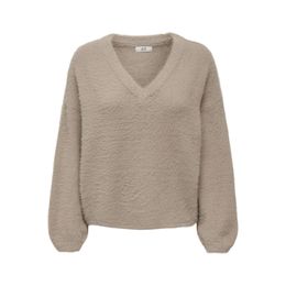 Jacqueline de Yong JDY Pullover 'Jola' Damen Gr&ouml;&szlig;e XXS taupe