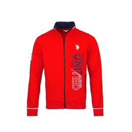 U.S. Polo Assn. Sweatjacke Herren Gr&ouml;&szlig;e XL navy / rot / wei&szlig;