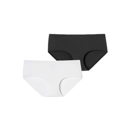 Schiesser Panty 'Invisible Soft' Damen Gr&ouml;&szlig;e S schwarz / wei&szlig;