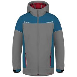 Normani Outdoorjacke 'Galway' Jungen Gr&ouml;&szlig;e 110/116 blau / grau / rot