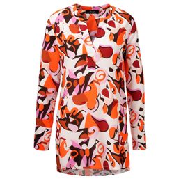 Aniston Selected Bluse Damen Gr&ouml;&szlig;e XL braun / orange / rosa / wei&szlig;