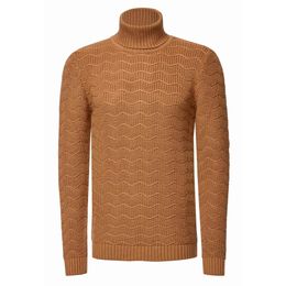 Rusty Neal Pullover Herren Gr&ouml;&szlig;e M sepia