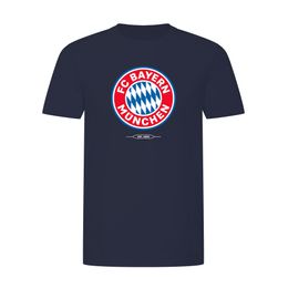 FC Bayern M&uuml;nchen Fc Bayern M&uuml;nchen T-Shirt 'Essential' Herren Gr&ouml;&szlig;e 4XL blau / navy / rot / wei&szlig;