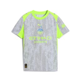 Puma Trikot 'Manchester City 25/26' Jungen Gr&ouml;&szlig;e 164 blau / grau / hellgrau / apfel